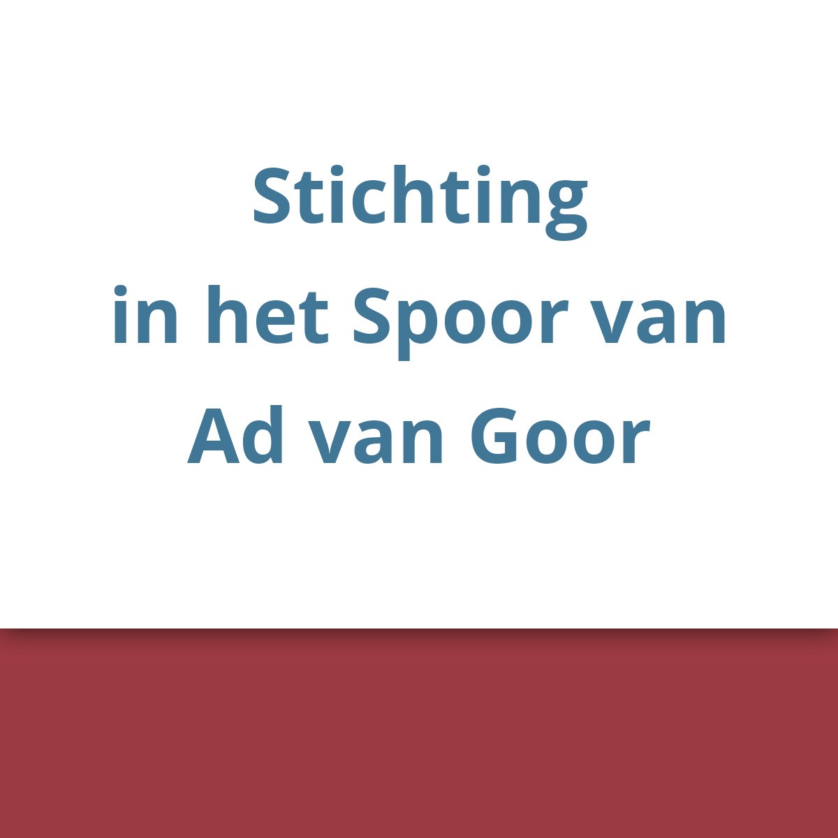 Stichting in het Spoor van Ad van Goor
